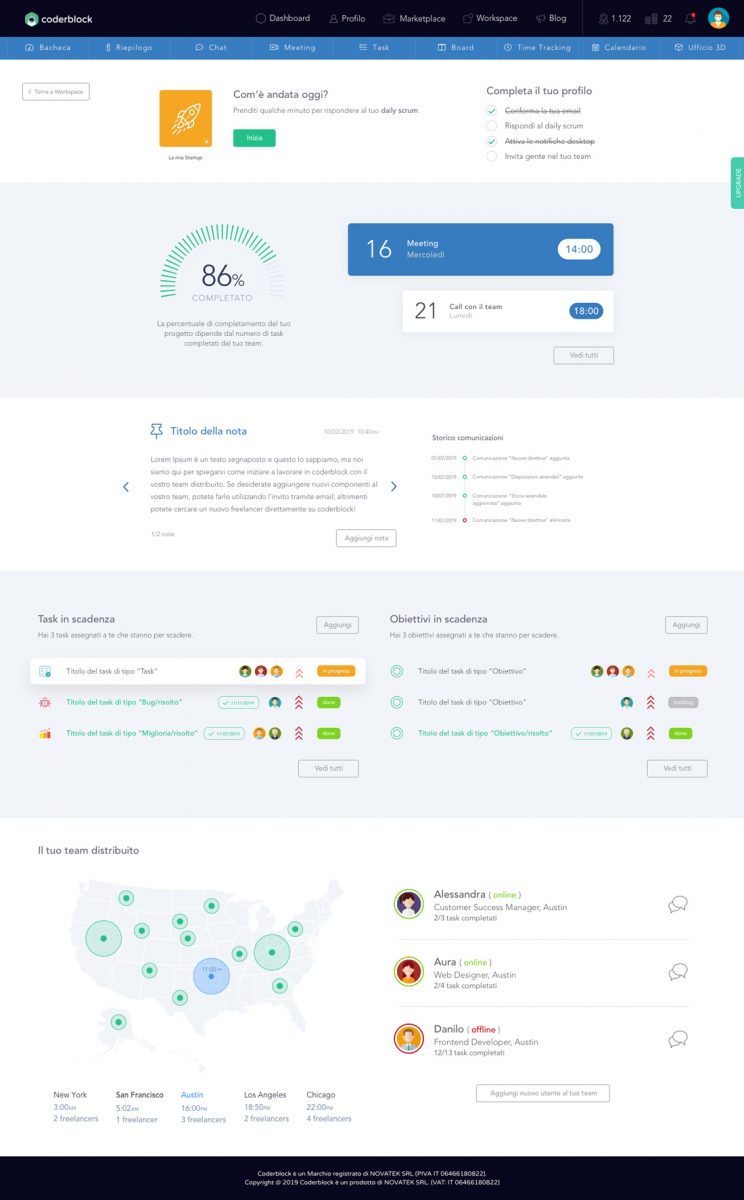 Coderblock Workspace: guida all'uso • Coderblock Space